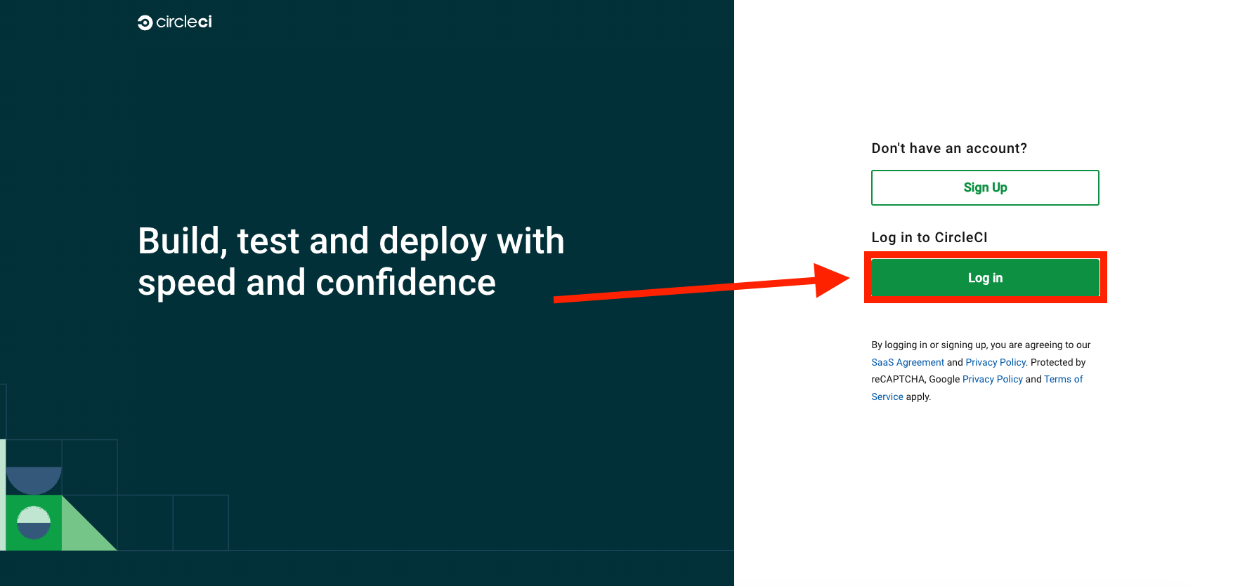 Signing Into Circleci If Your Account Was Setup Using Oauth Integration For Bitbucket And Github 
